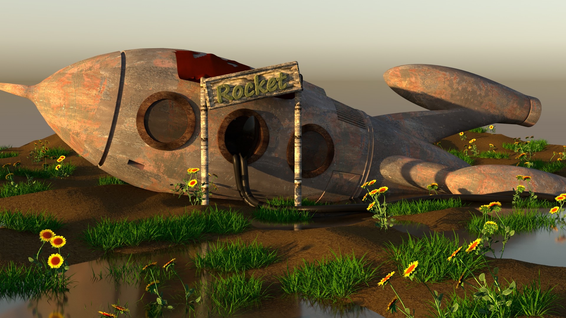 ArtStation - house rocket