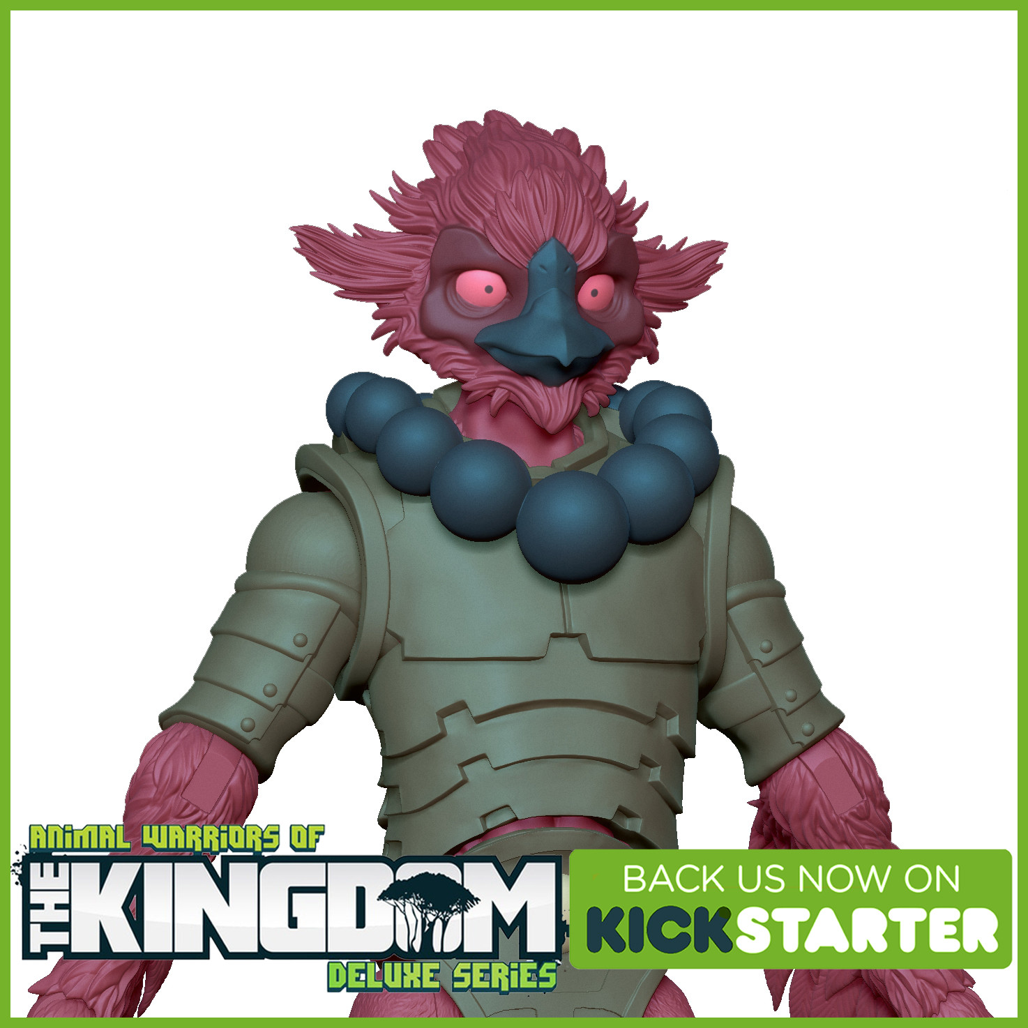 Raving 4 Inch Action Figure from Animal Warriors of the Kingdom Deluxe ...