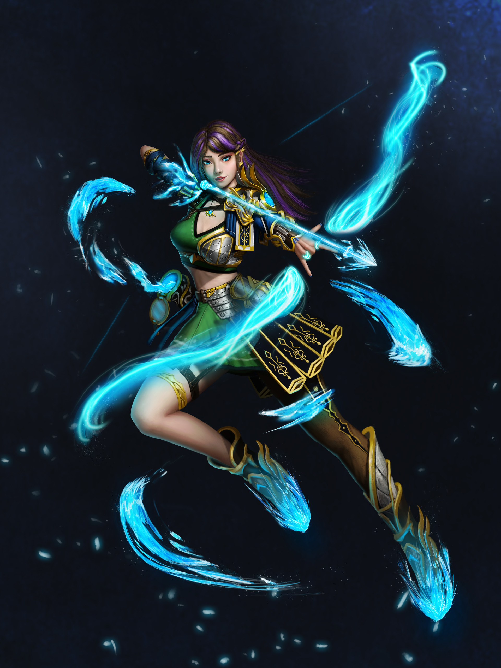 ArtStation - magic archer