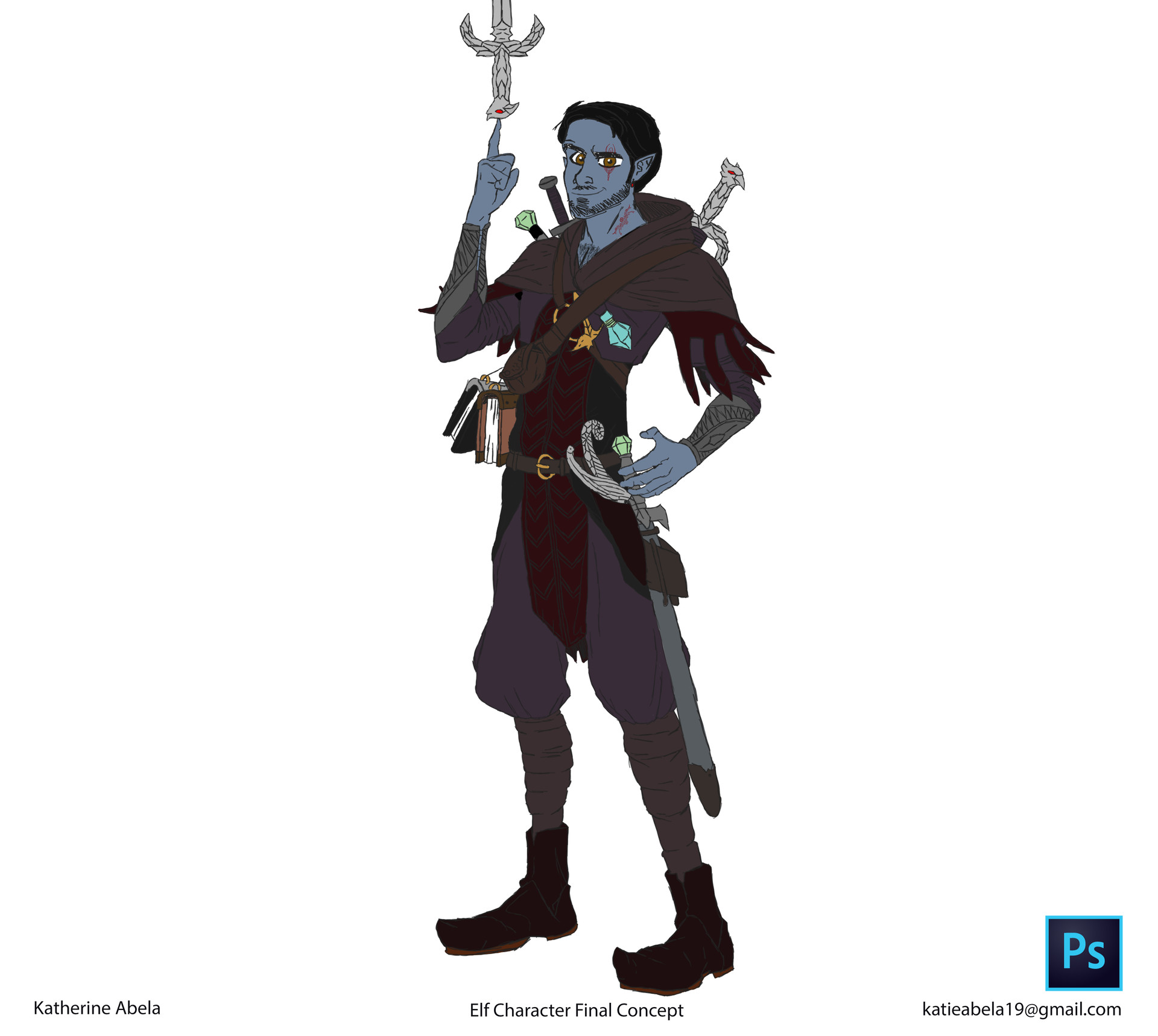 ArtStation - Elf Character Concept Art Exploration