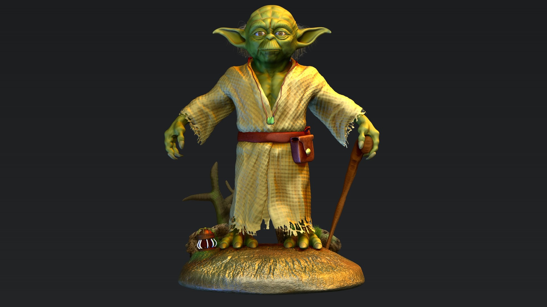 ArtStation - Yoda Character fan art