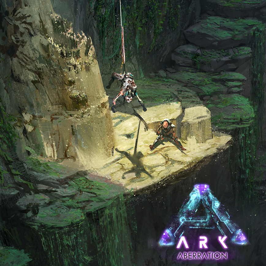 ArtStation - Aberration: Green Caves