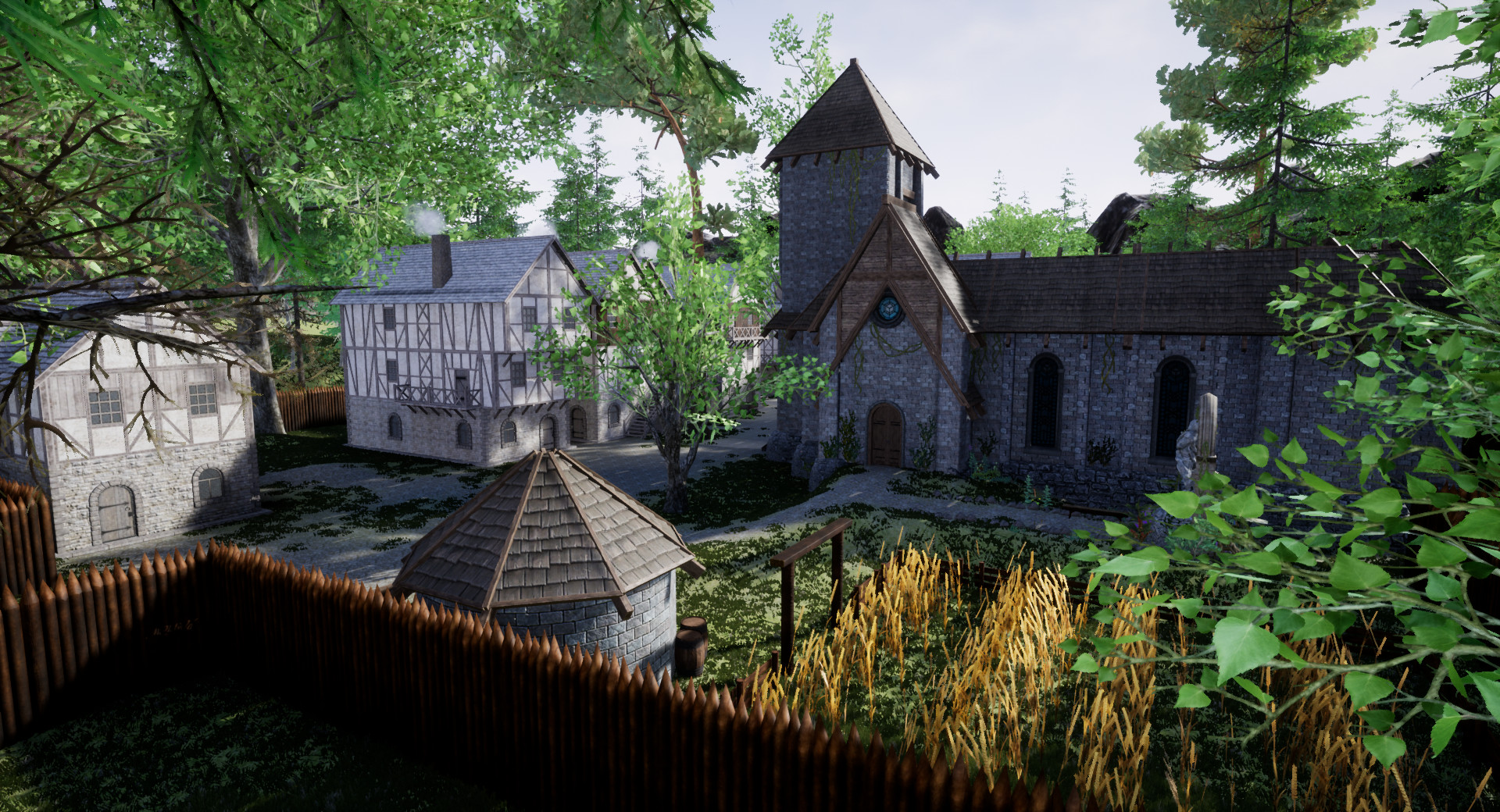 ArtStation - Medieval Village Project