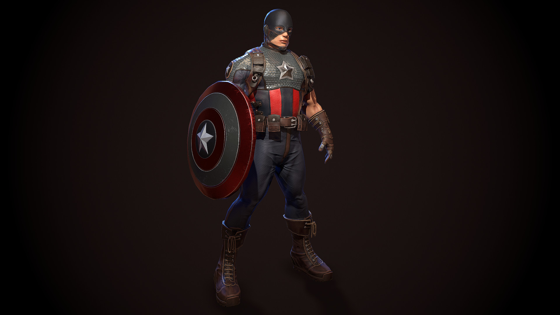 ArtStation - Captain Amercia.