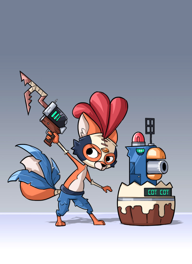 ArtStation - Picken Chicken - Student Project