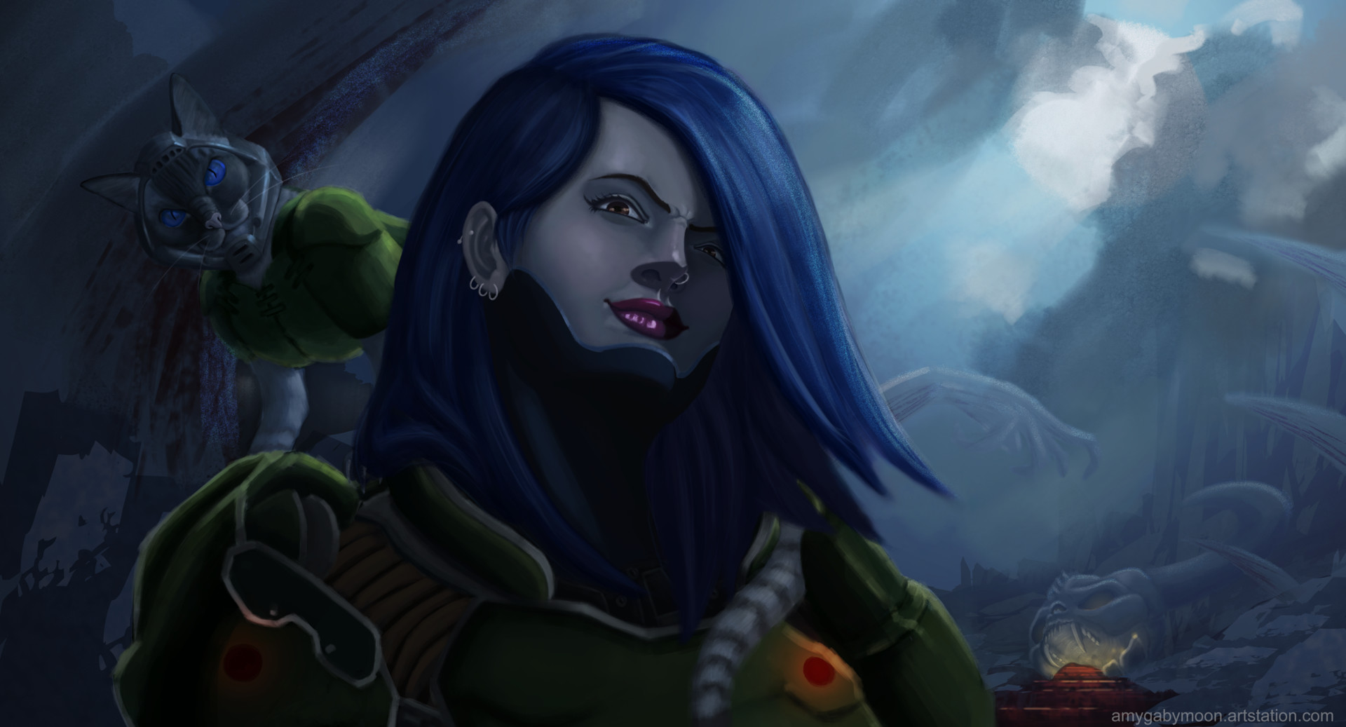 ArtStation - DOOMGIRLS, Amanda Gabriela