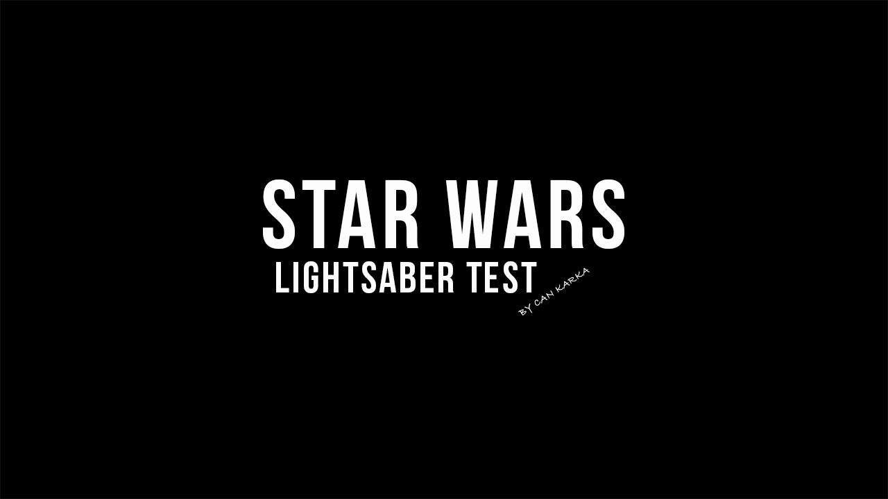 ArtStation - Star Wars - Lightsaber test