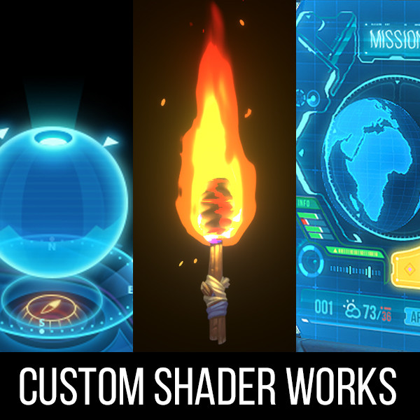 ArtStation - Custom Shader works Summary