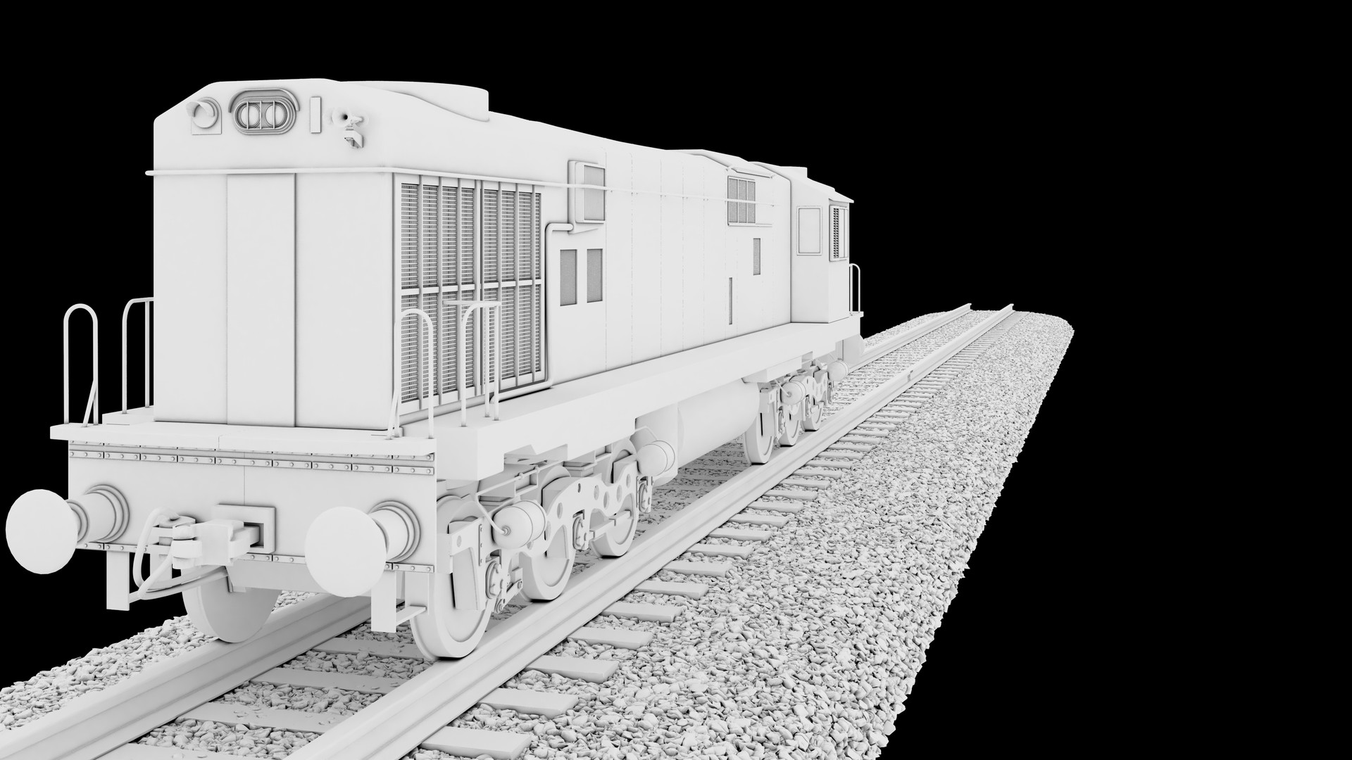 ArtStation - Diesel Locomotive