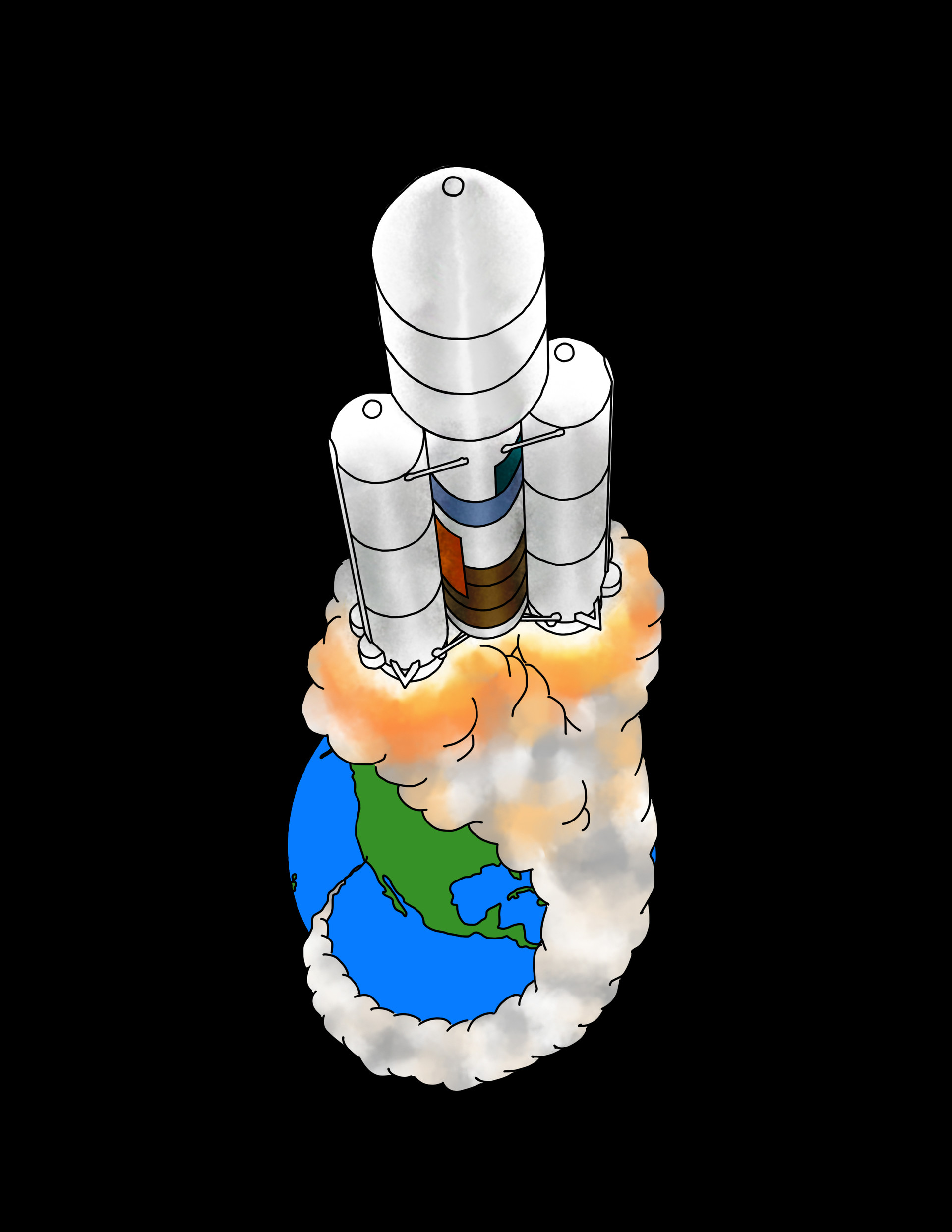 ArtStation - Titan 4b Rocket Logo