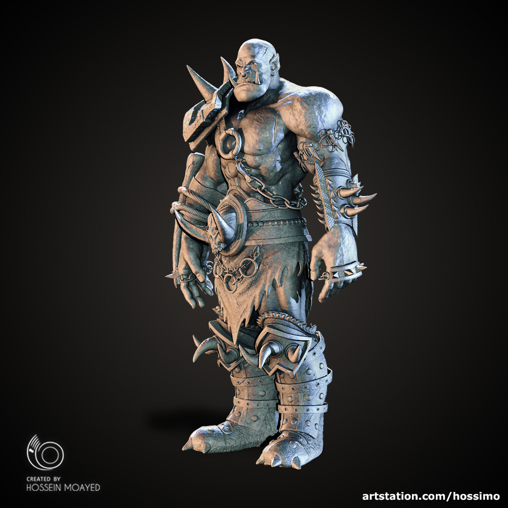 ArtStation - The Brawler - Orc Ranked Warrior