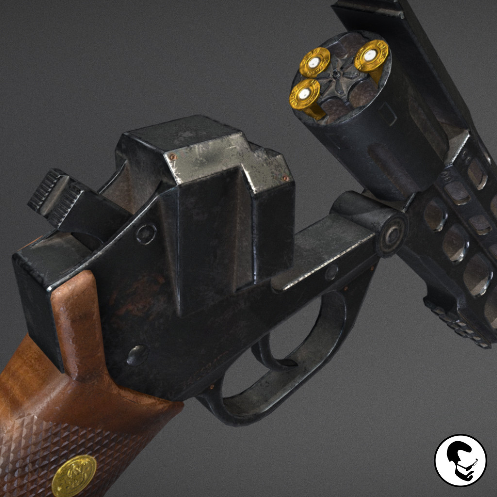 ArtStation - Revolver concept inspired by the Rhino revolver