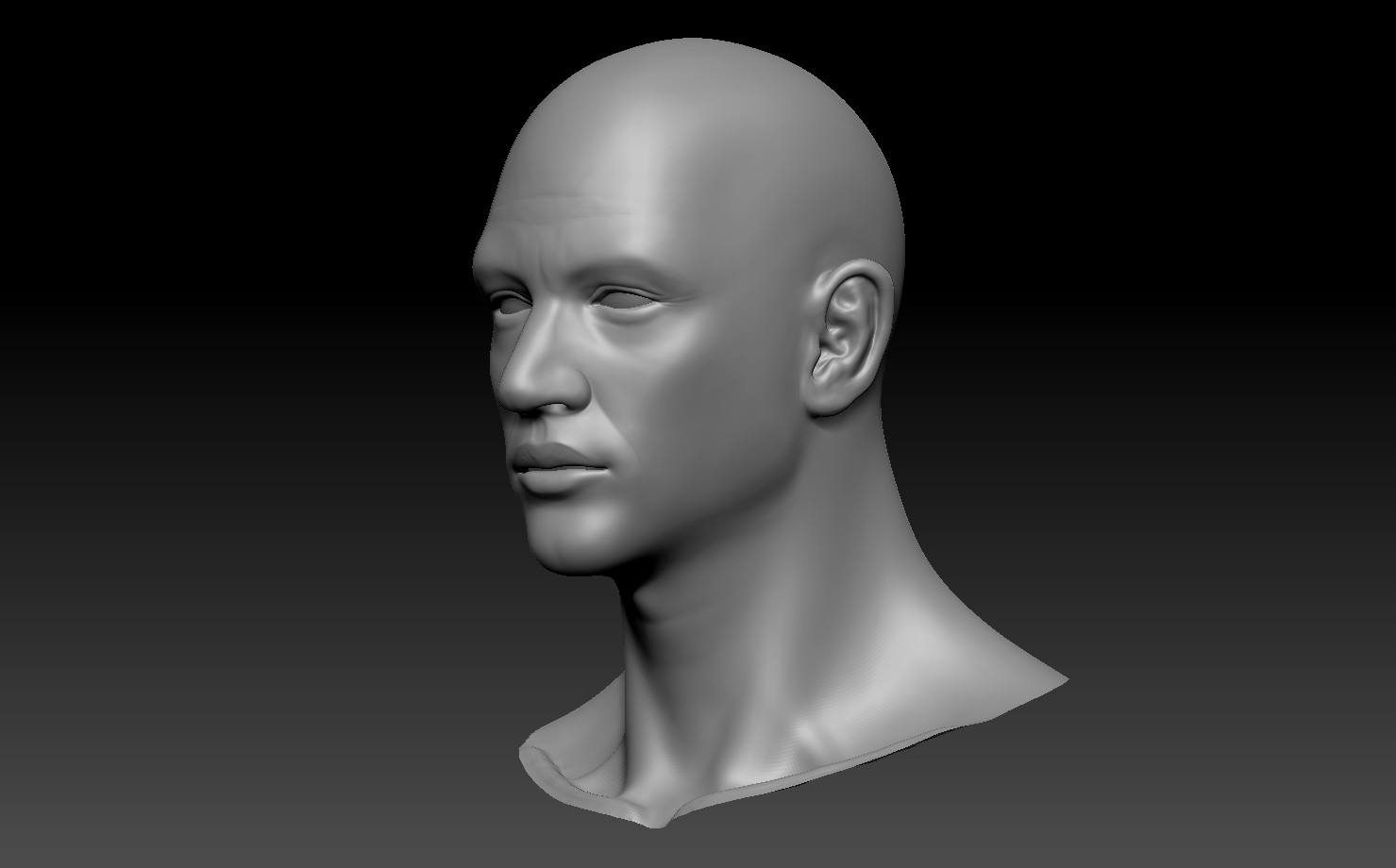 ArtStation - Tom Hardy WIP