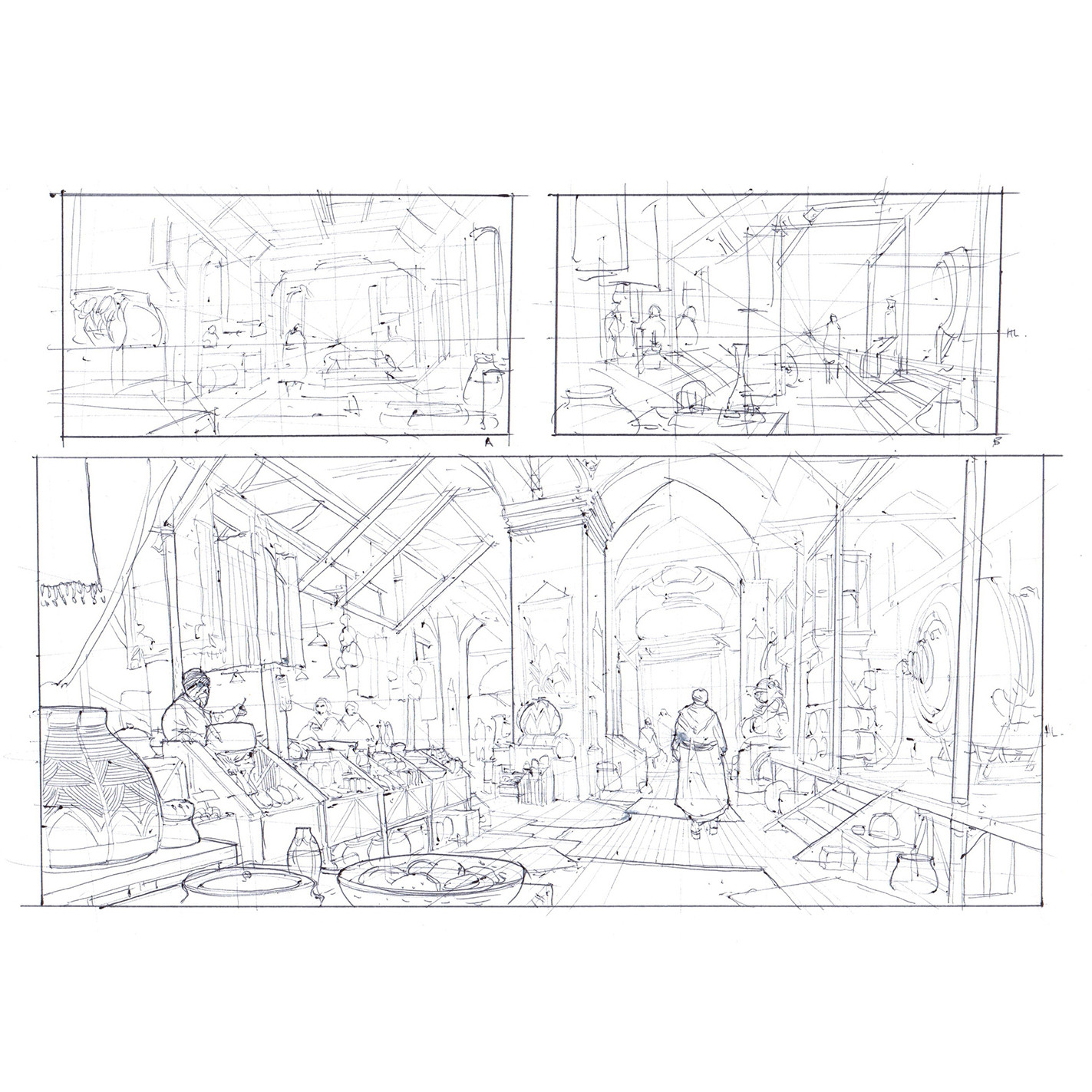 Foundation Art Group - Foundation Art Group - Sketching for Environment ...