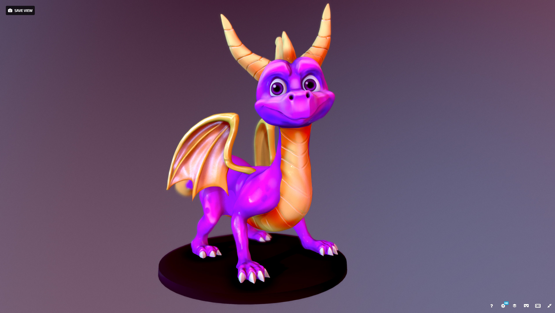 ArtStation - Spyro the dragon Sculpt