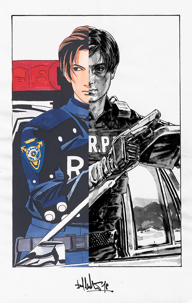 ArtStation - rookie (RESIDENT EVIL 2 Remake fan art)