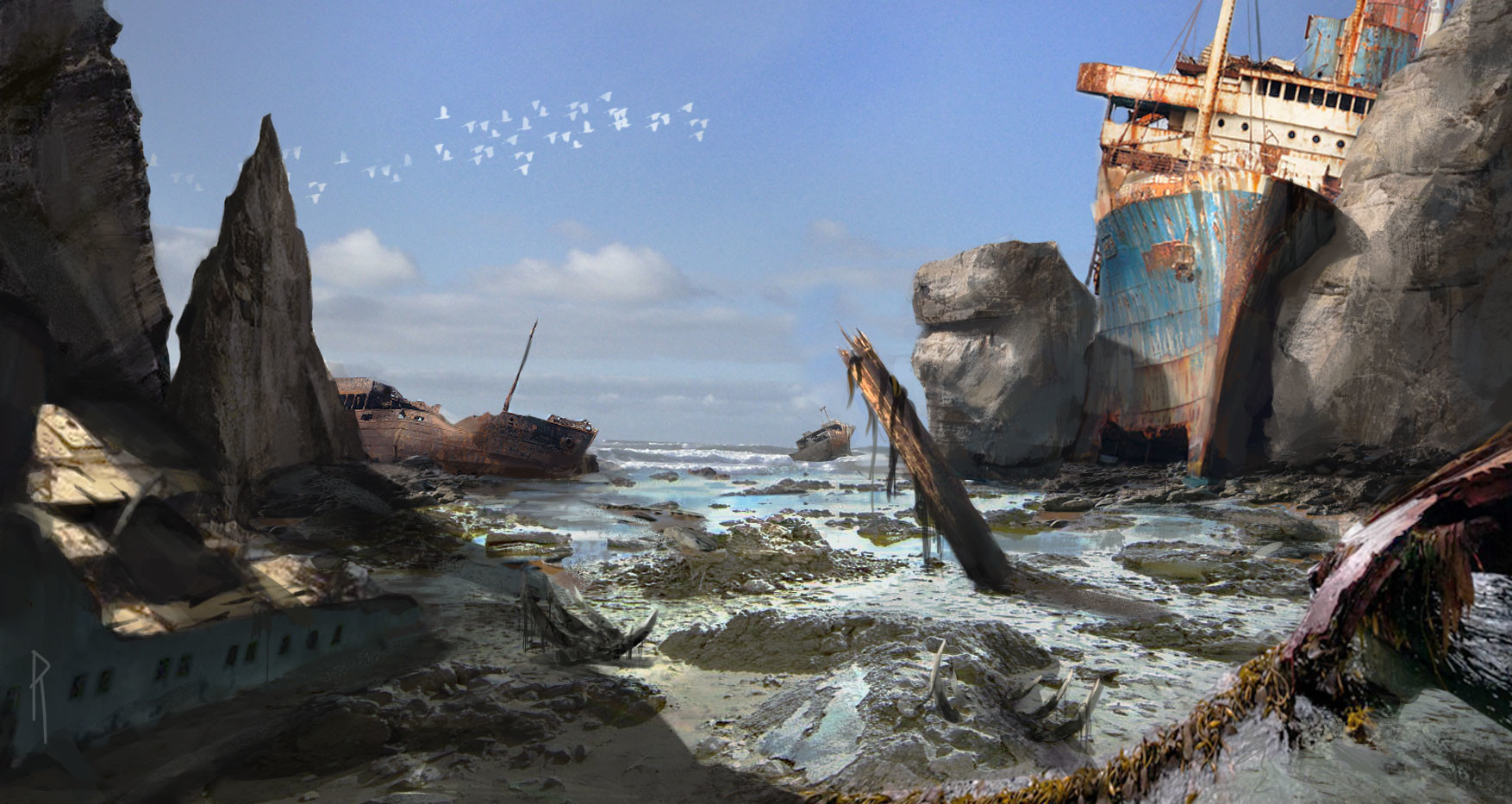 ArtStation - shipwrecks