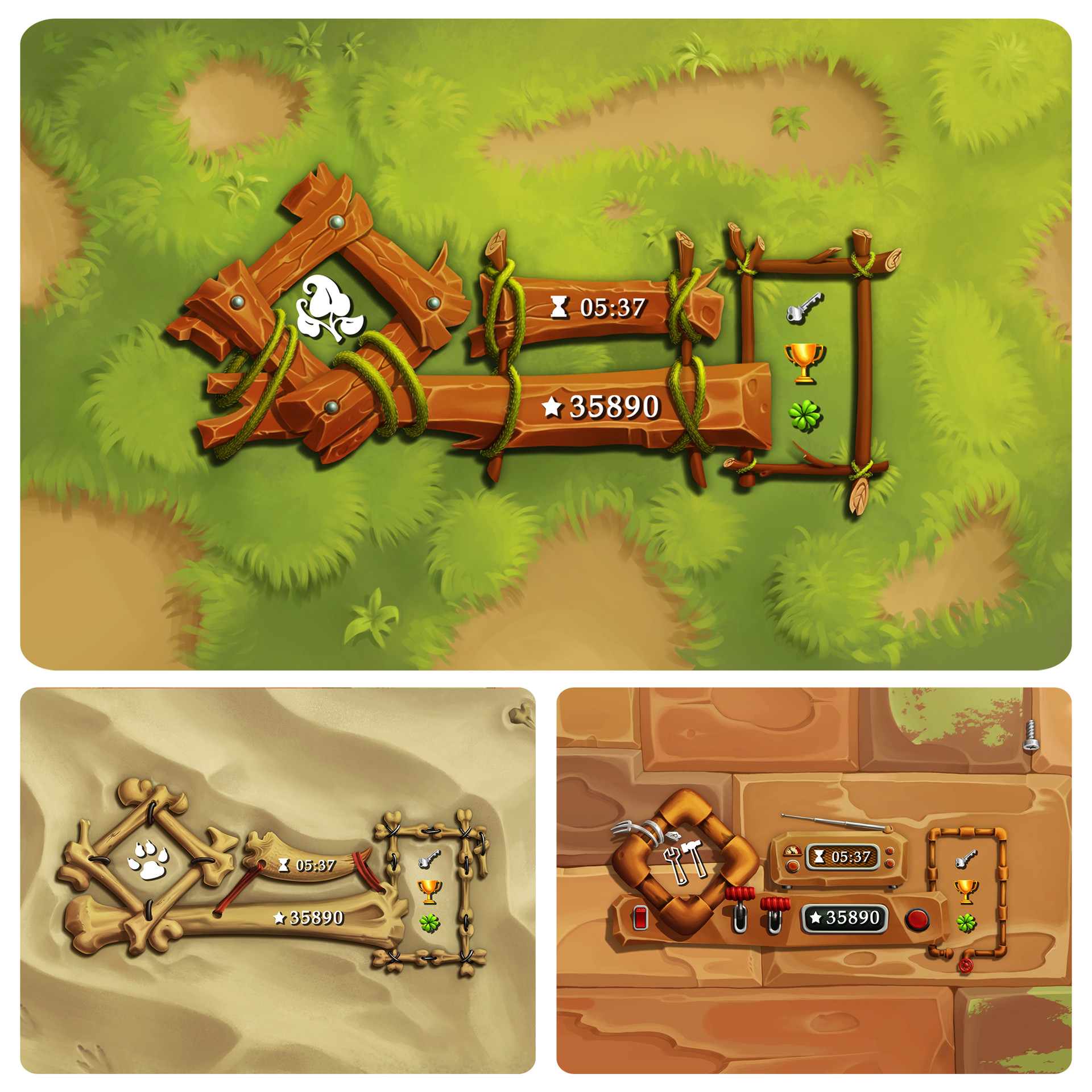 ArtStation - Game UI elements 2