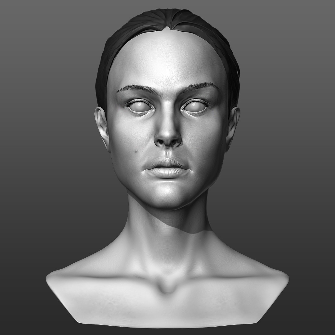 ArtStation - Human Female Face Study (likeness)