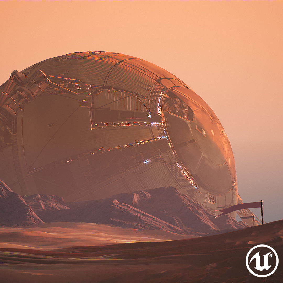 ArtStation - The Mars Walker (UE4)