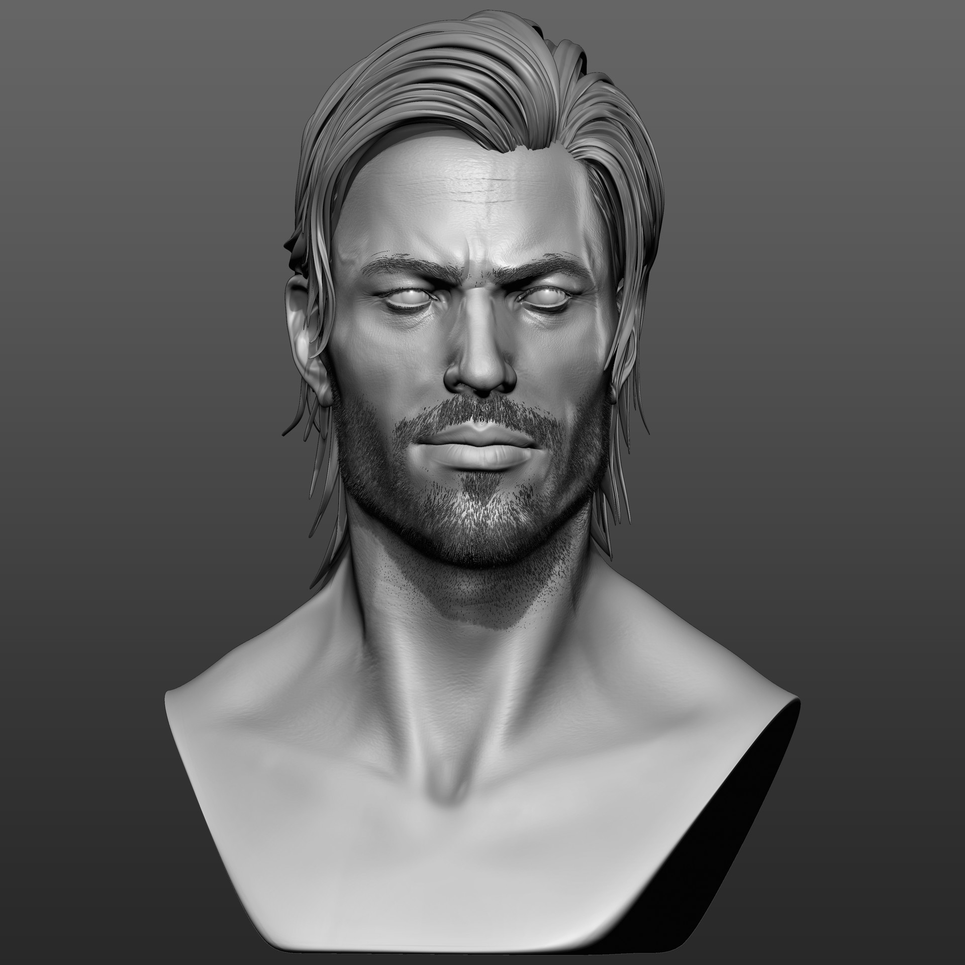 ArtStation - Human Male Face Study
