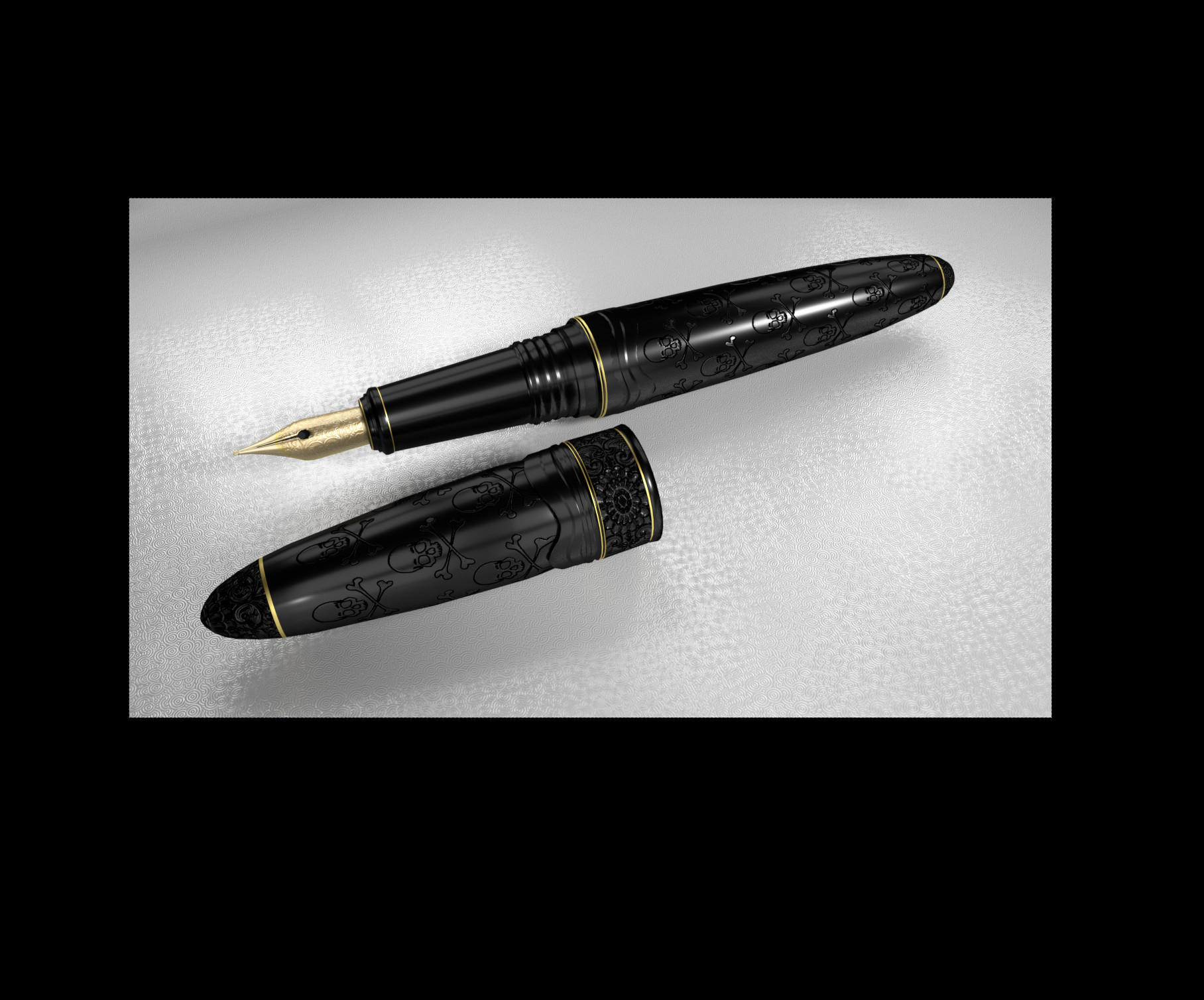 ArtStation - Drawing of stylograph with Blender