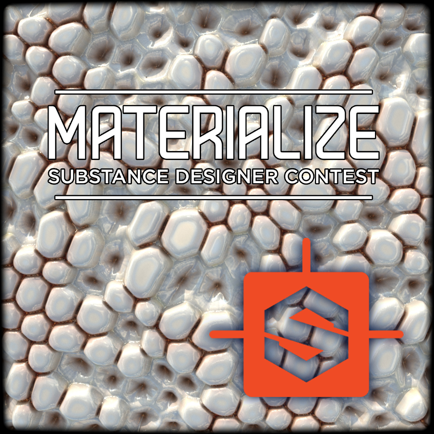ArtStation - Materialize - Substance Designer contest - porcelain with gold
