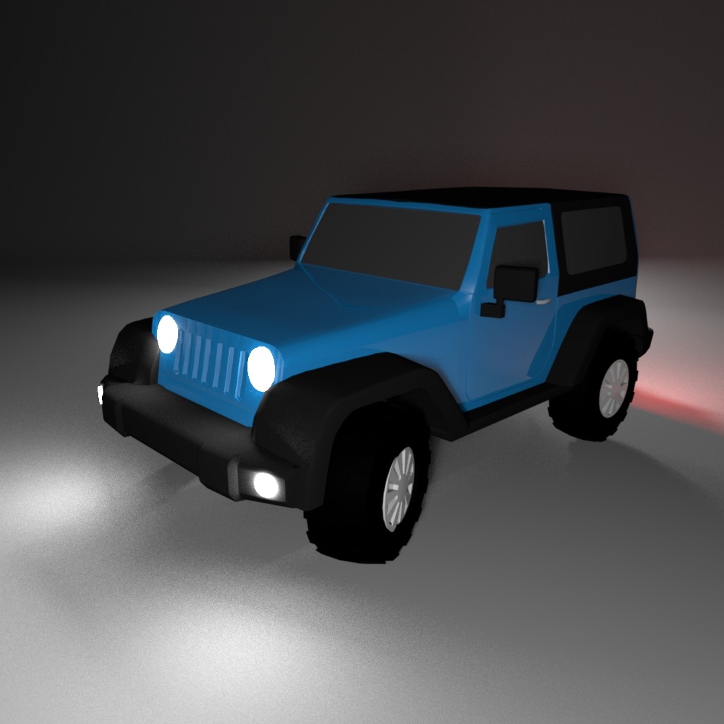 Jeep Wrangler Animated