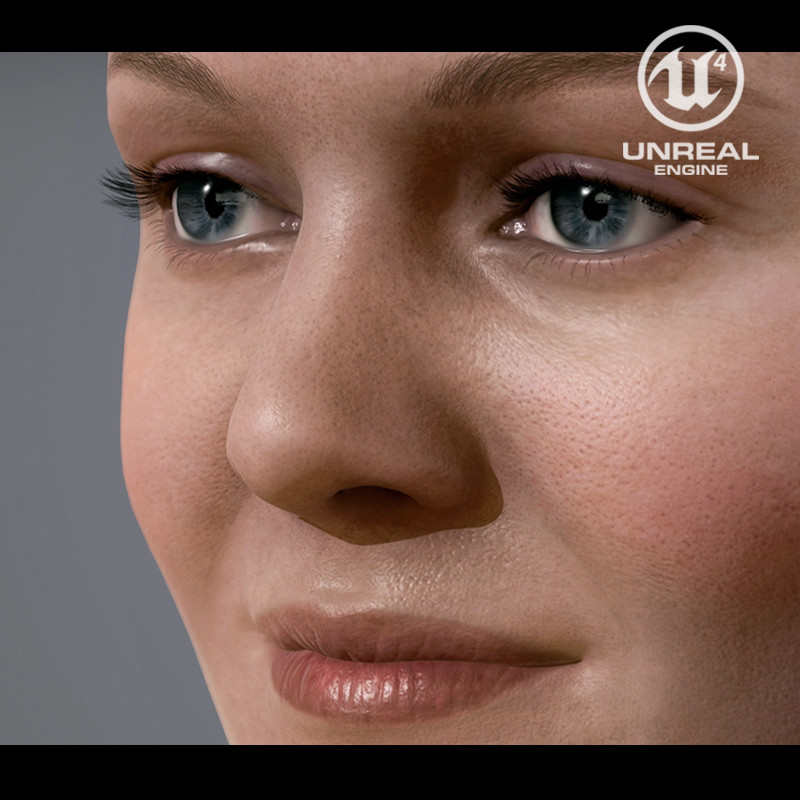 ArtStation - UE4 - Amelia Digital Human