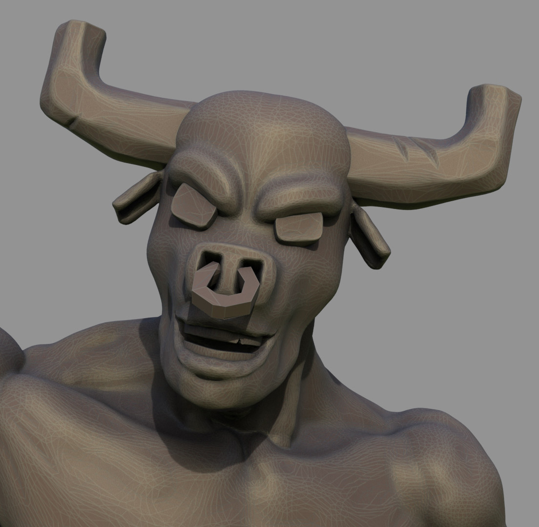 ArtStation - Minotaur Warrior