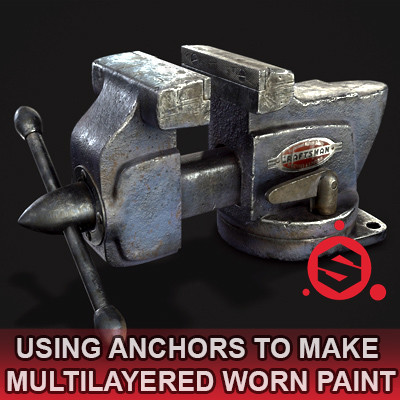 ArtStation - Using Anchors to make multilayered worn paint in Substance ...