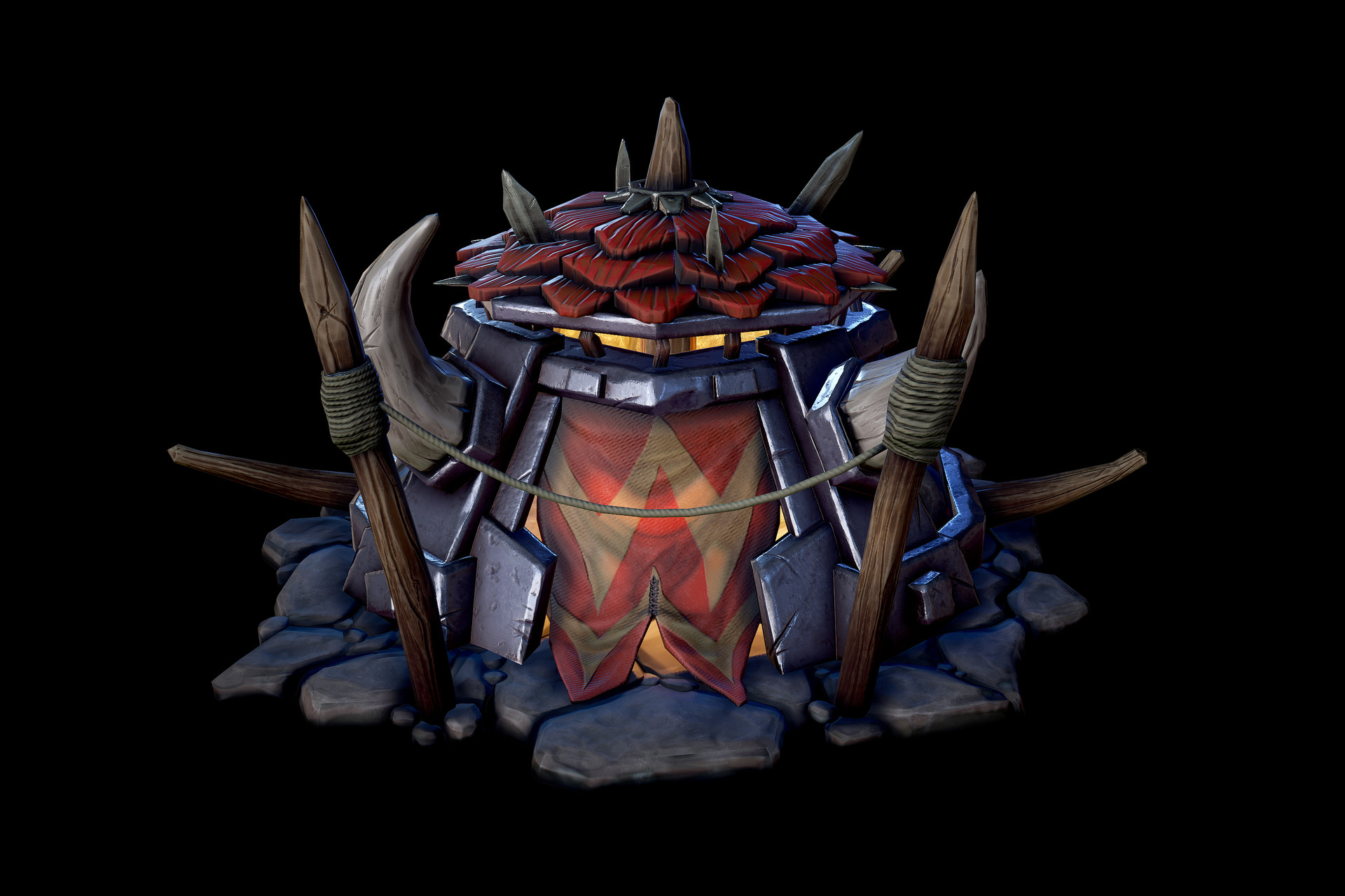 ArtStation - Orc burrow