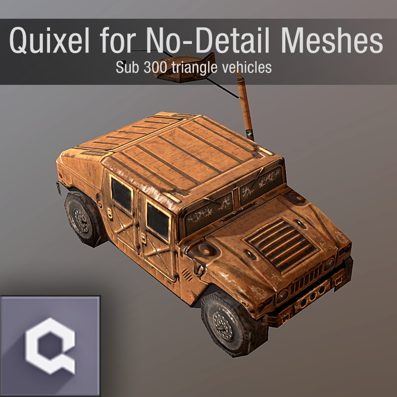 ArtStation - Quixel Workflow for No-Detail Meshes