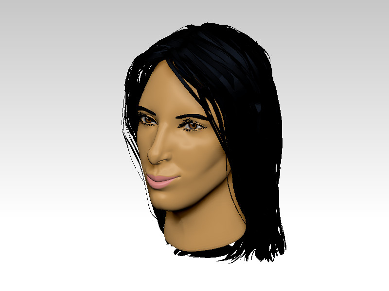 ArtStation - Stylized Kim head