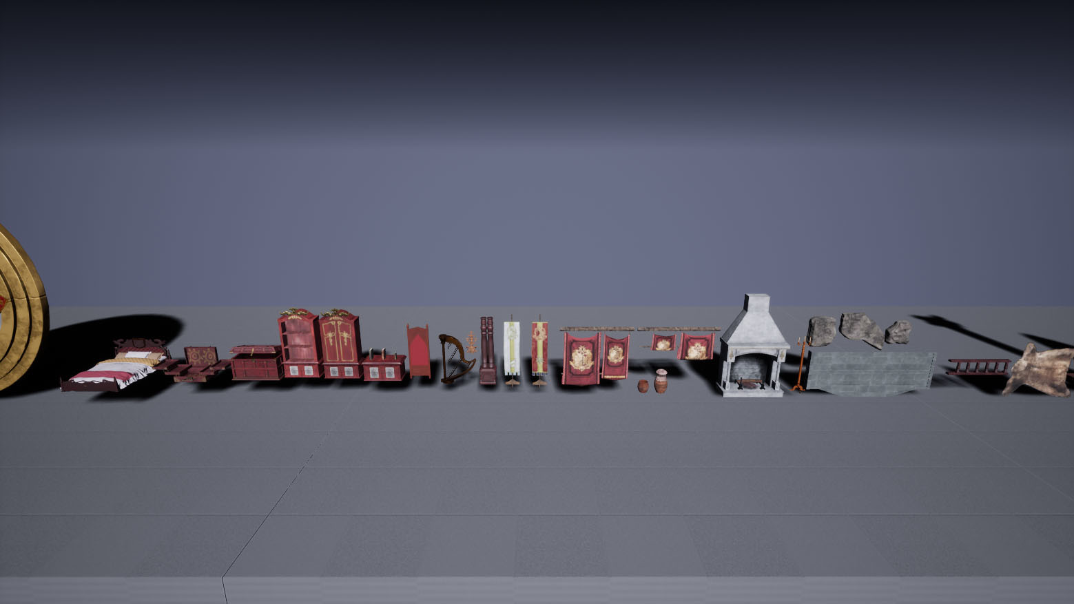 ArtStation - Monster hunter : World(private suite room)Props