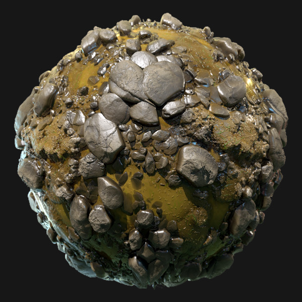 ArtStation - Muddy Rocks