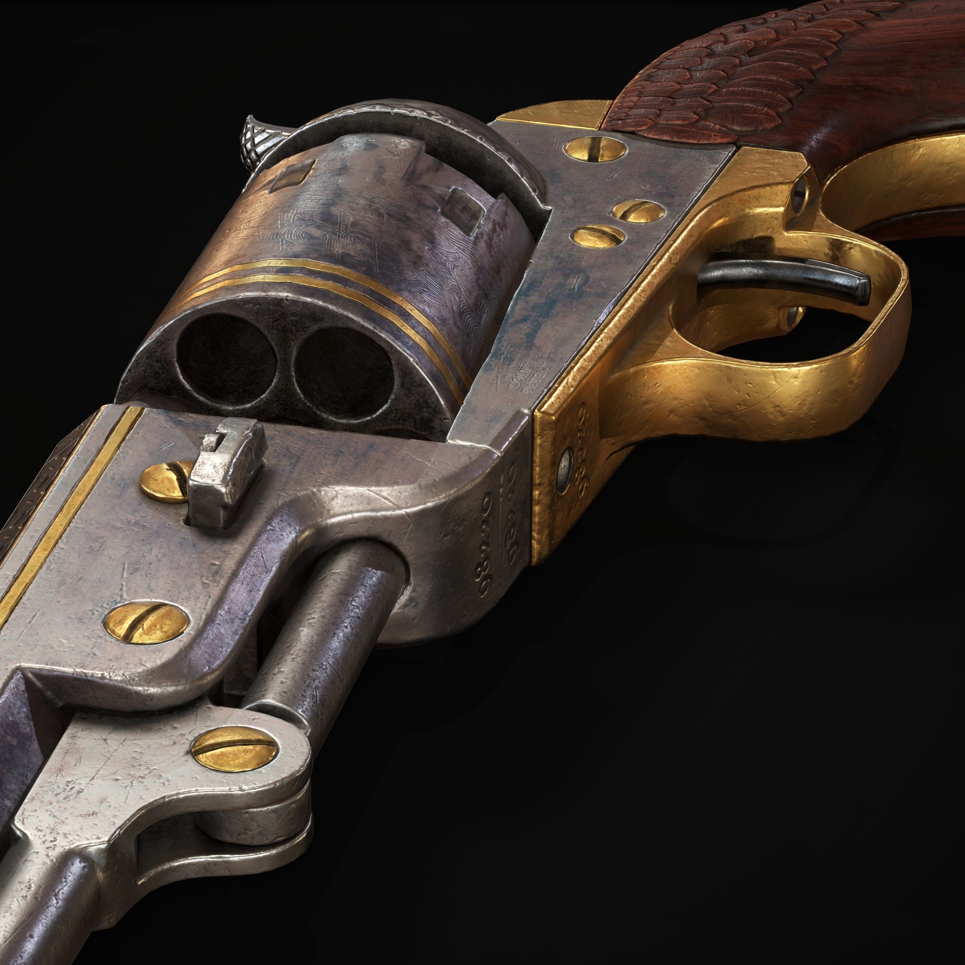 ArtStation - The Preacher's Revolver - ArtStation Wild West Challenge ...