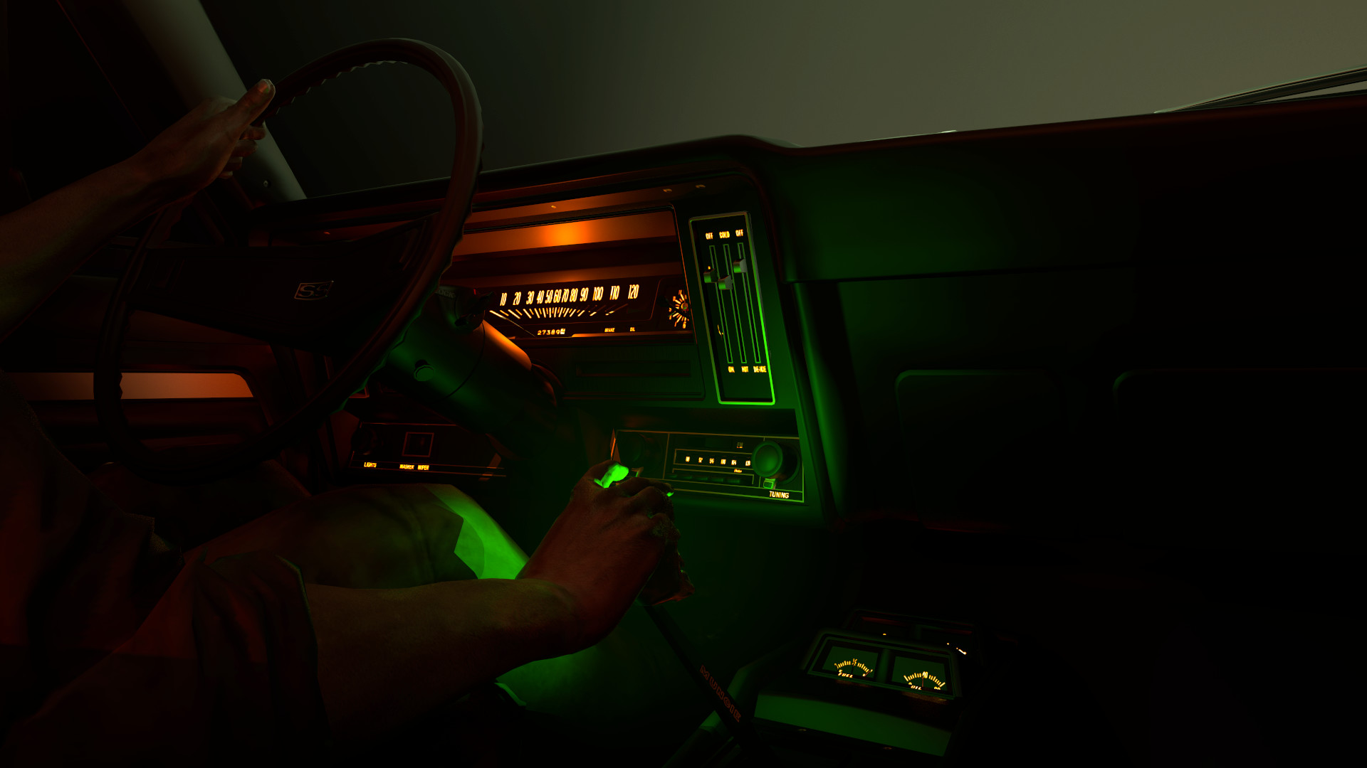 ArtStation - (Experimental) Driving Horror Game - Chevy Nova Animations
