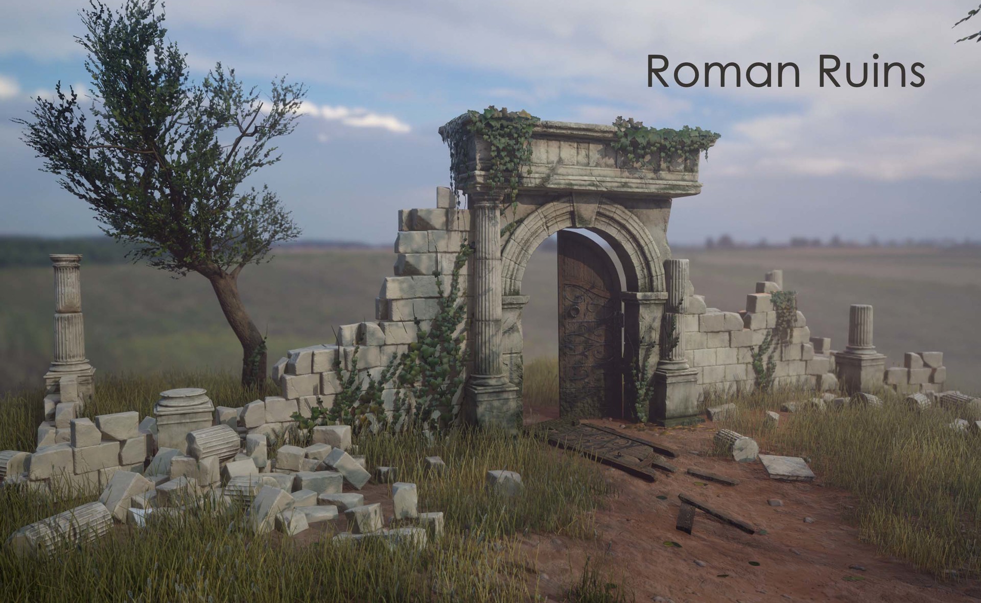 ArtStation - Roman Ruins
