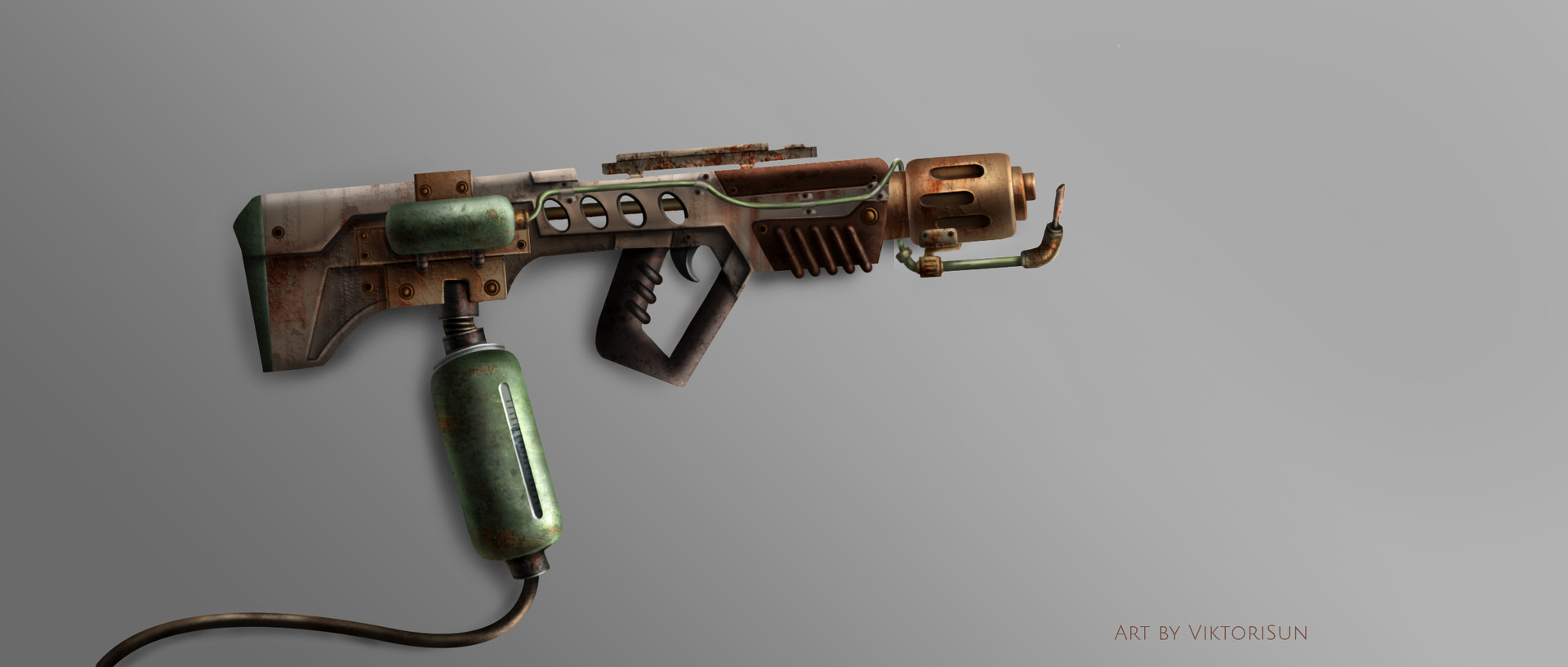 ArtStation - Disel Punk Rifel