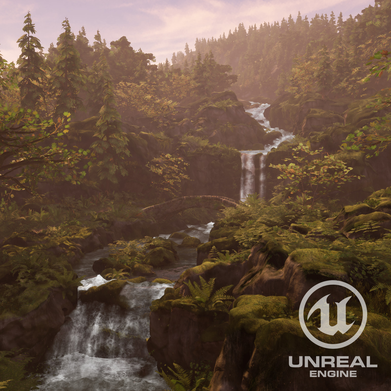 ArtStation - Enchanted Falls - UE4 Environment