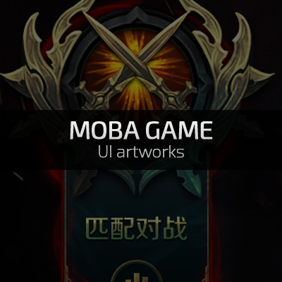 ArtStation - MOBA GAME GUI Art