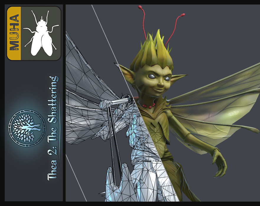 ArtStation - Forestfairy 3d character for Thea2