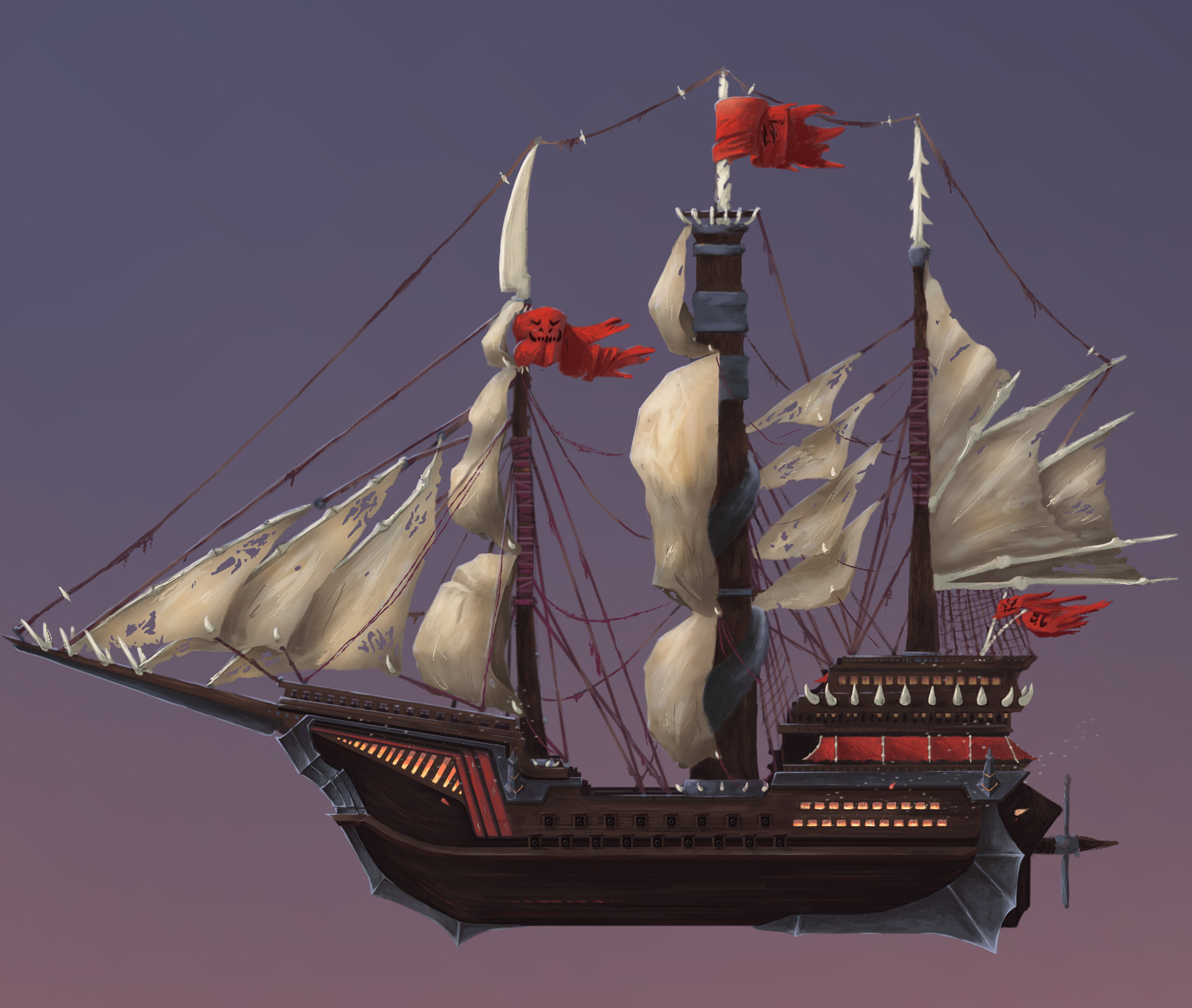 ArtStation - Horde Battleship - Warchief's Waveslicer