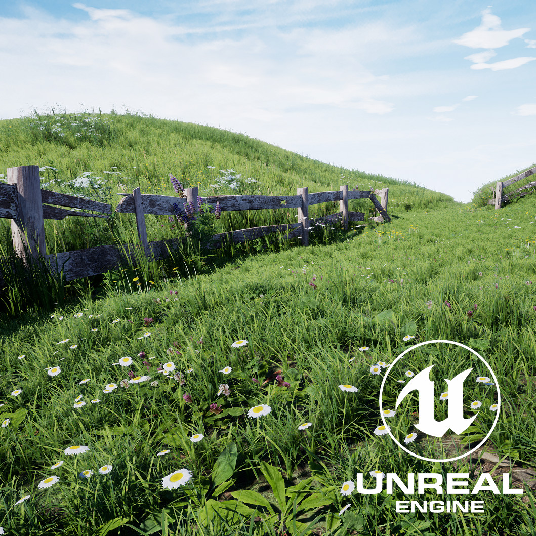 ArtStation - UE4 spring meadow
