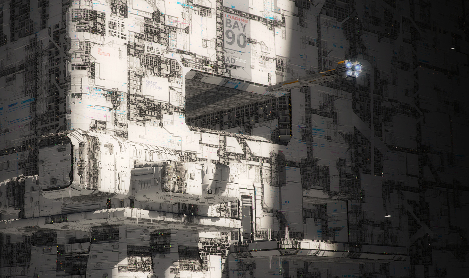 ArtStation - SPACE STATION - Loading Bay 90