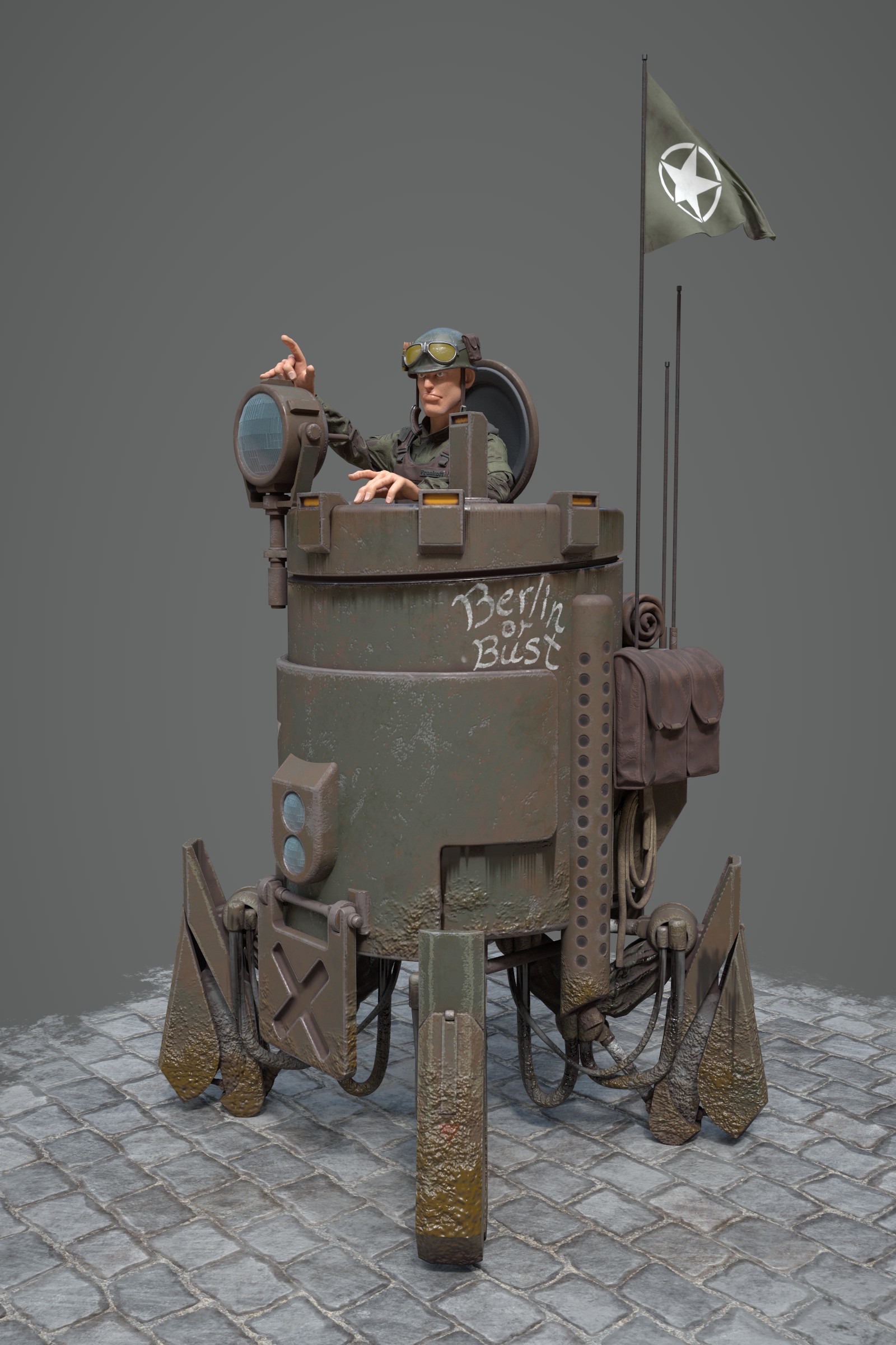ArtStation - WWII Walker