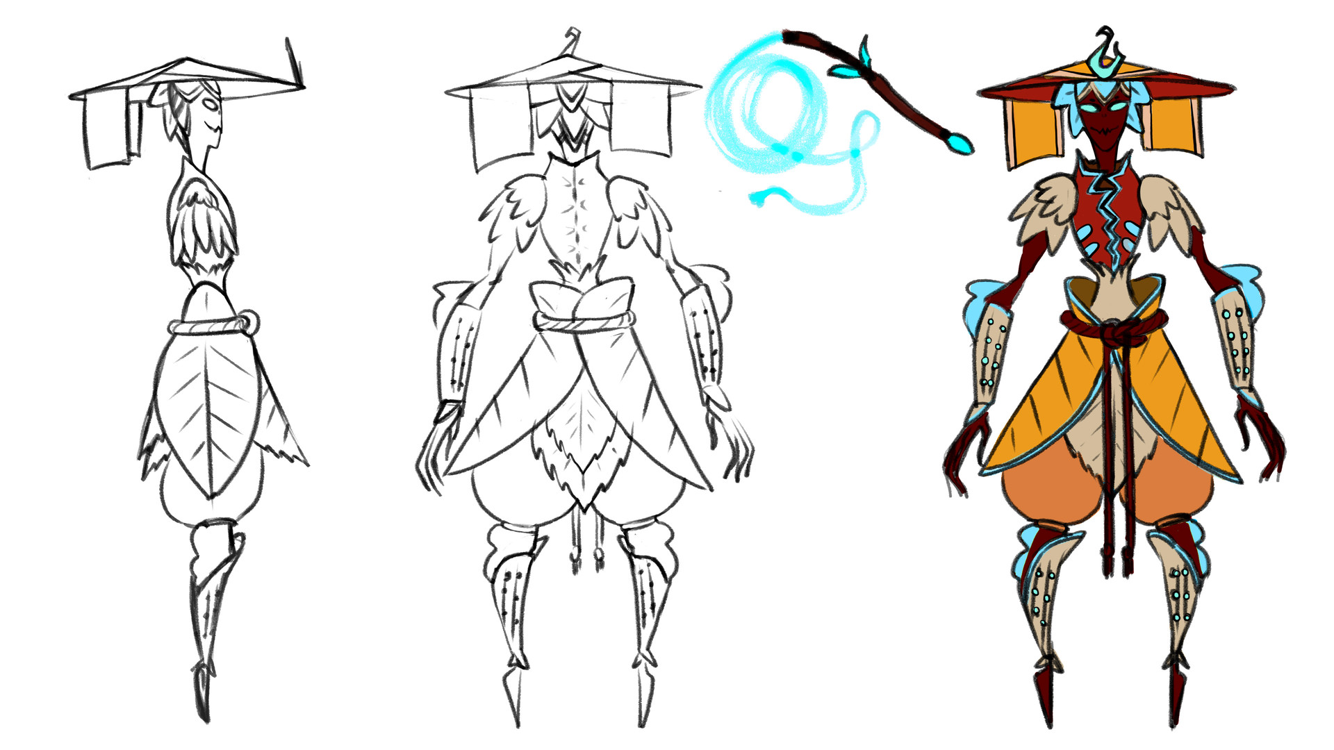 ArtStation - Samurai Plant creature