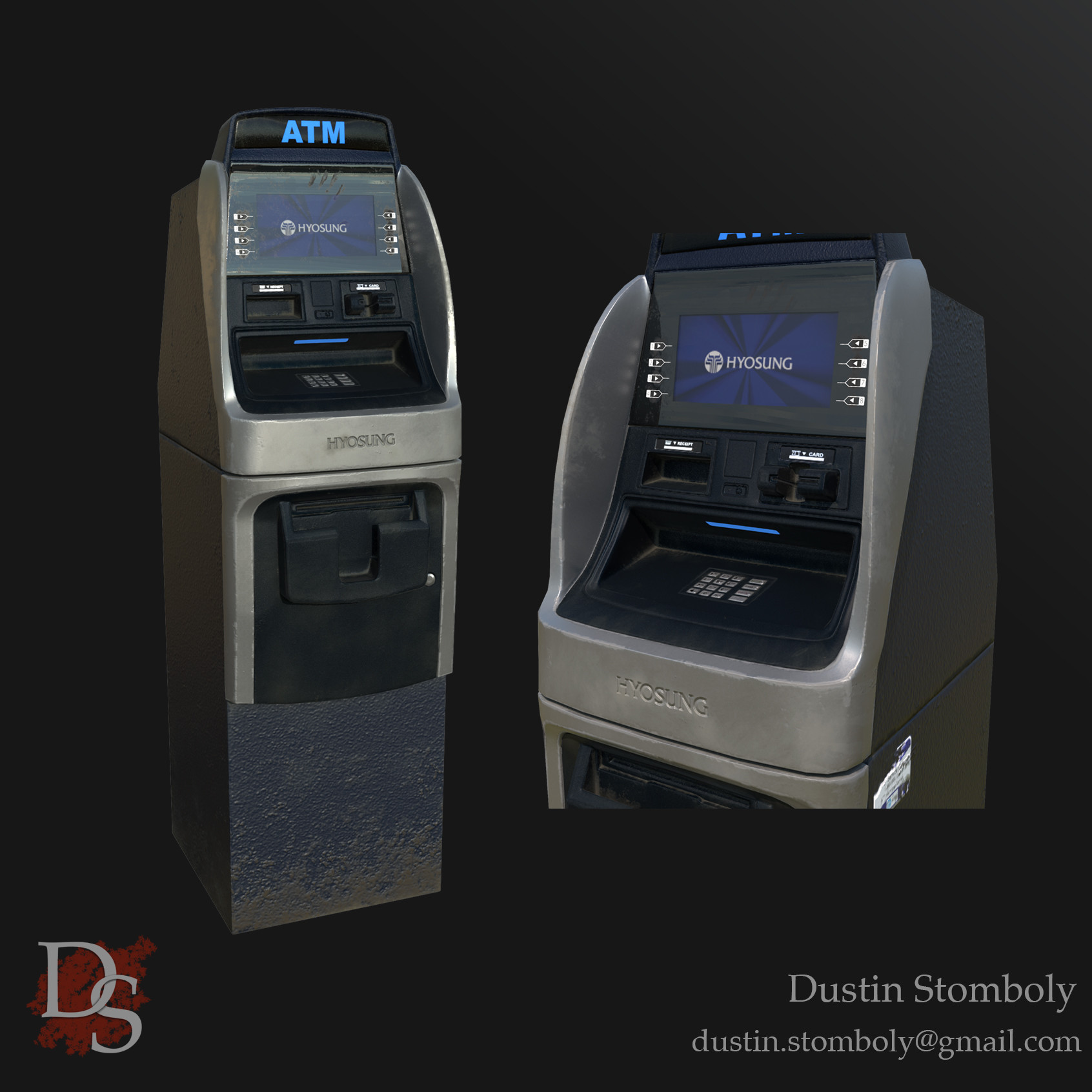 ArtStation - Modern Hyosung 2700ce Series ATM