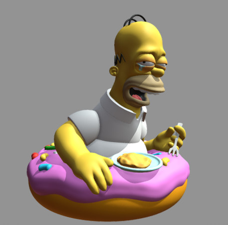 ArtStation - Wacom Pencil Holder - Homer Simpson Pepper Spray